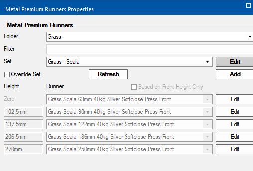 Häfele Scala Drawers - CabMaster Software Australia