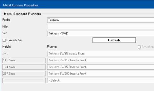 Titus Tekform SWD Drawers - CabMaster Software Australia