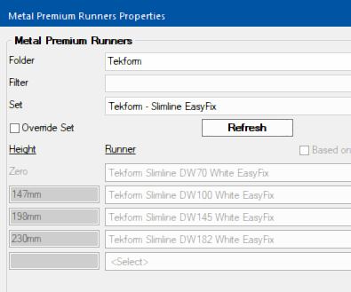Titus Tekform Slimline Drawers - CabMaster Software Australia