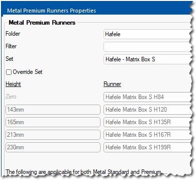 Häfele Matrix Box S Drawers - CabMaster Software Australia