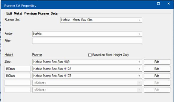 Häfele Matrix Box Slim Drawers - CabMaster Software Australia