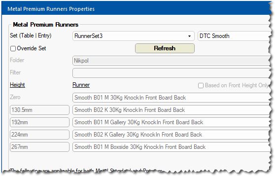 DTC Smooth Drawers - CabMaster Software Australia