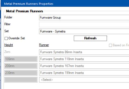 Furnware Symetra Drawers - CabMaster Software Australia