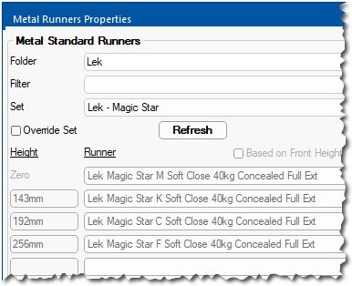 Lek DTC Magic Star Drawers - CabMaster Software Australia